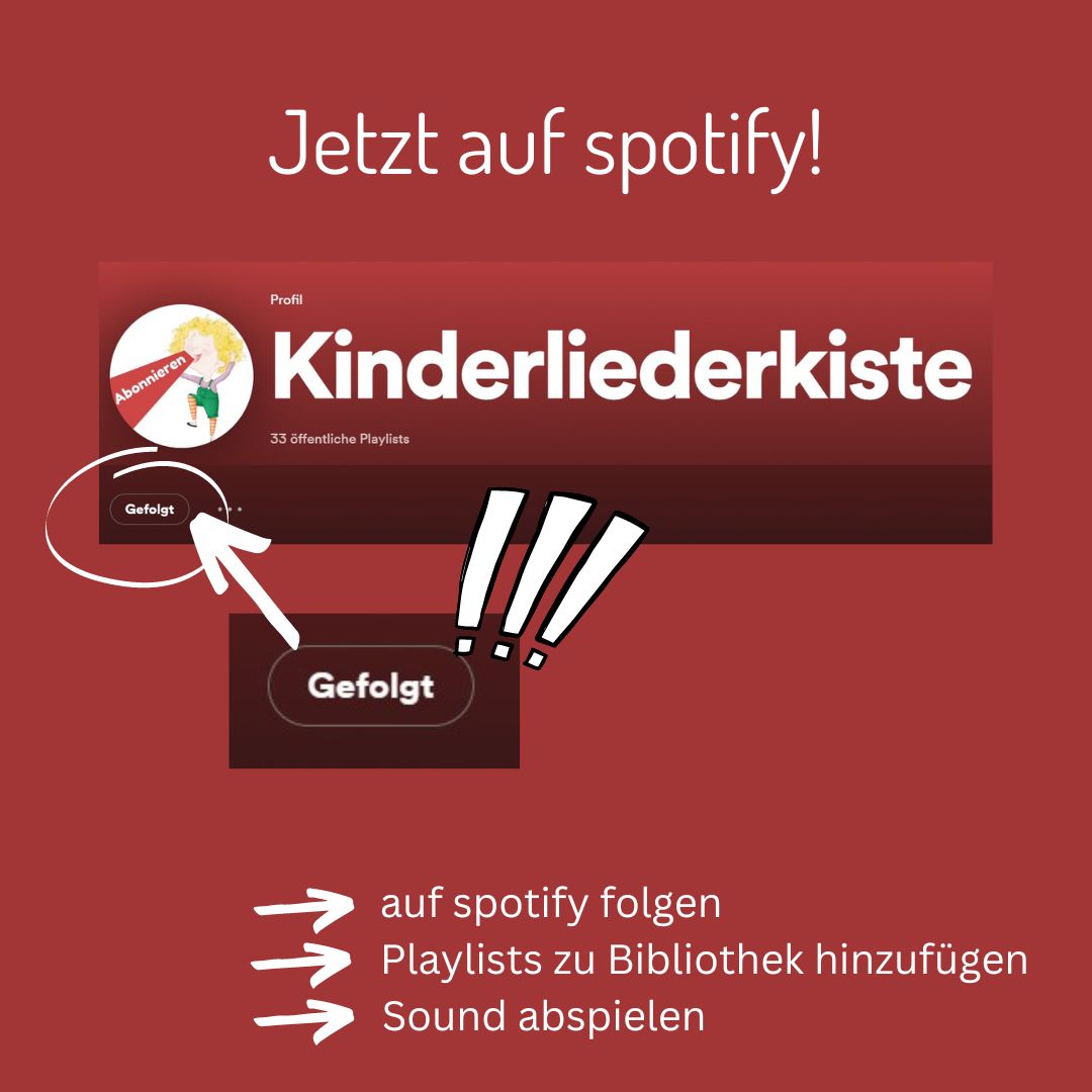 Neu auf spotify: Kinderliederkiste - Ingrid Hofer